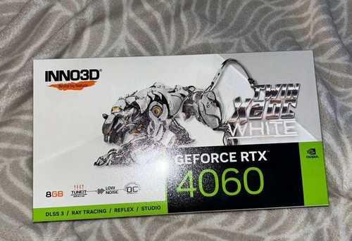 Видеокарта inno3D GeForce RTX 4060 Белая Новая
