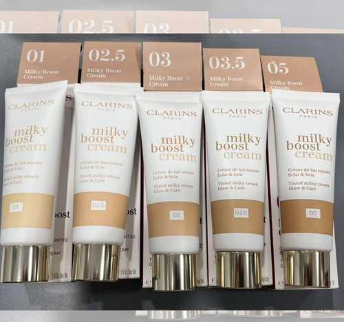 Clarins milky boost тональный крем