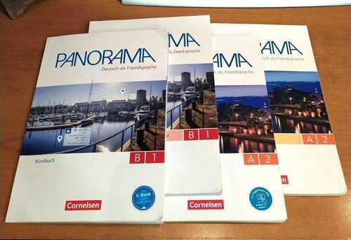 Учебник и тетрадь по немецкому Panorama А2 и B1