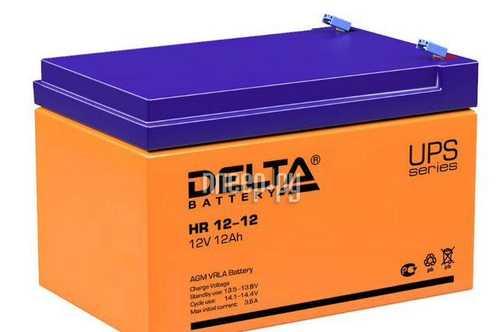 Аккумулятор для ибп Delta HR 12-12 12V 12Ah