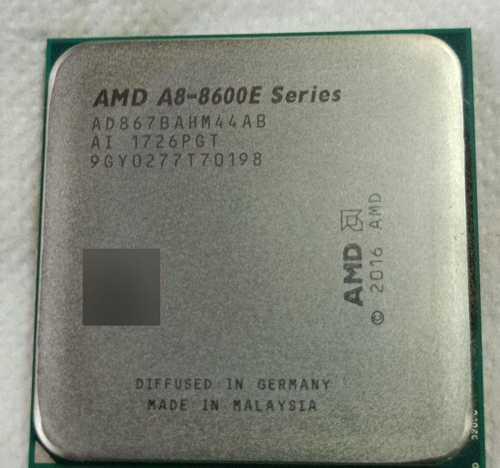 Процессор AM4 AMD A8 8600E