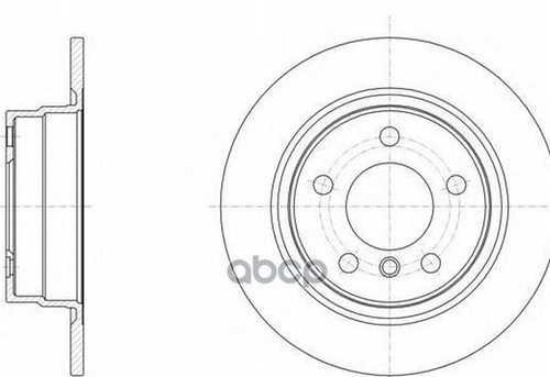 61450.00 диск тормозной задний BMW F20 1.6/1.8