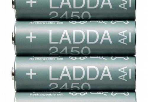 Аккумуляторная батарейка, IKEA ladda, 2400 мАч,AA