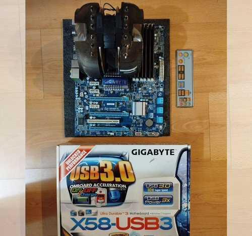 Полный комплект LGA1366 6/12   12 Гб озу   кулер