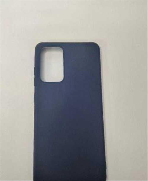Чехлы на Samsung а52 под оригинал синие оптом