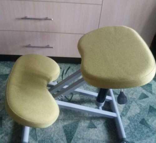 Ортопедический коленный растущий стул школьника