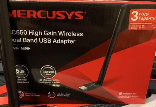 Wi-Fi Адаптер Mercusys MU6H 5GHz