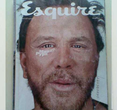 Журнал Esquire 2007 Микки Рурк