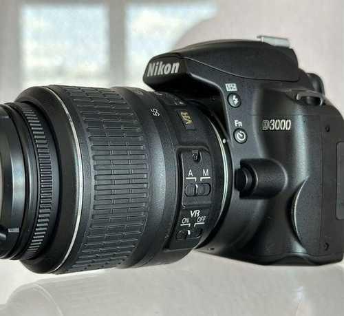 Nikon D3000 Kit 18-55mm (26 тыс кадров) sn 6157