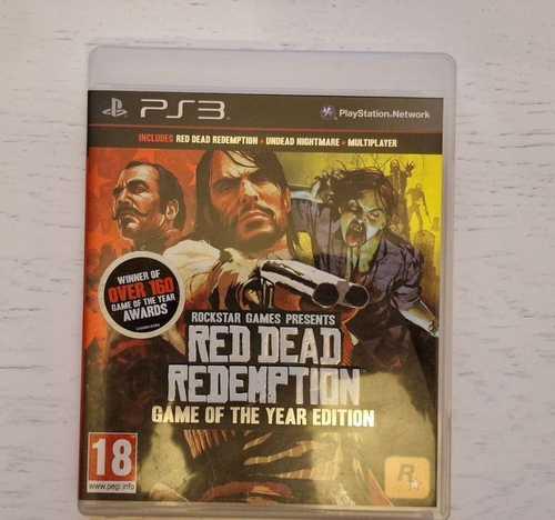 Игра Red Dead Redemption goty Edition PS3