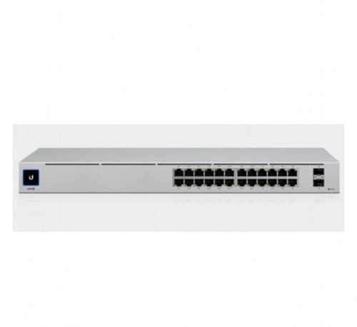 Коммутатор ubiquiti 24port 1000M 2SFP POE USW-24-P