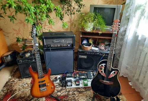 Электрогитара ibanez с комбиком