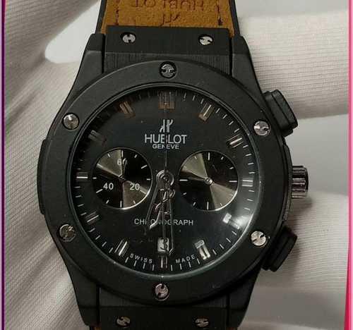 Часы мужские Hublot на каучуковом ремешке