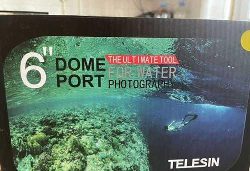 Купол Dome port telesin для goPro 4