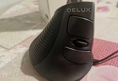 Мыши вертикальная delux