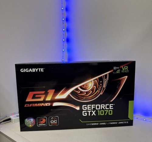 Gigabyte gtx 1070 с коробкой