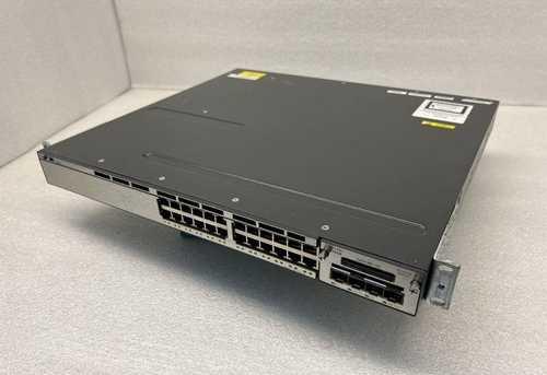 Cisco WS-C3750X-24T-S с модулем 10G и 2 бп