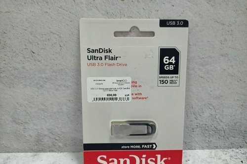 USB 3.0 Флеш-накопитель 64Gb Sandisk CZ73 Ultra Fl