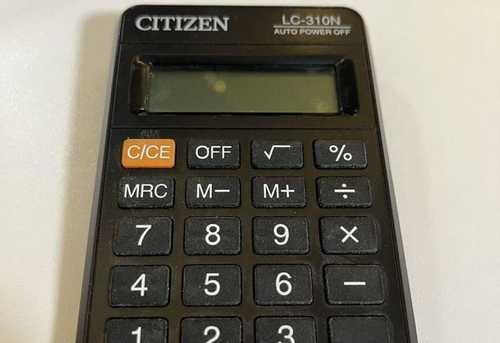 Калькулятор citizen lg-310n карманный