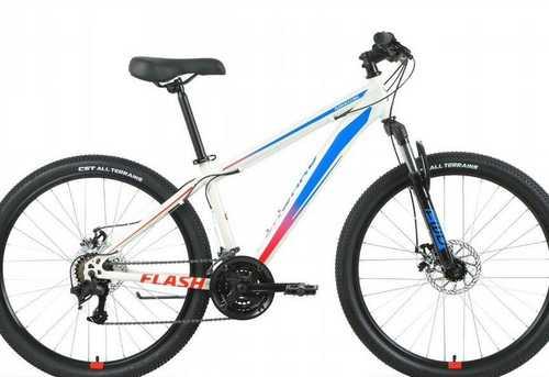 Велосипед 26д. Forward, flash (2.2), белый-голубой