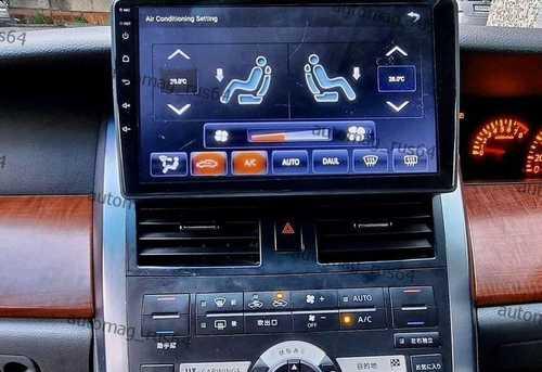Магнитола Nissan Teana J31 климат на экран