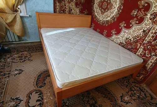 Кровать с матрасом бу 160х200