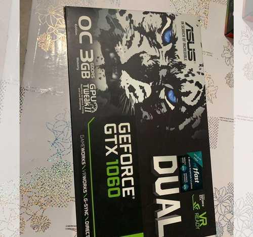 Видеокарта asus gtx 1060 3 gb