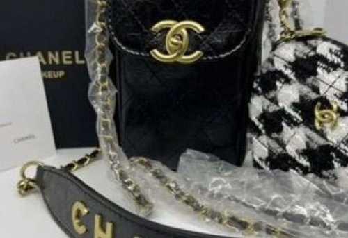 Сумка кросбоди с монетницей chanel vip gift