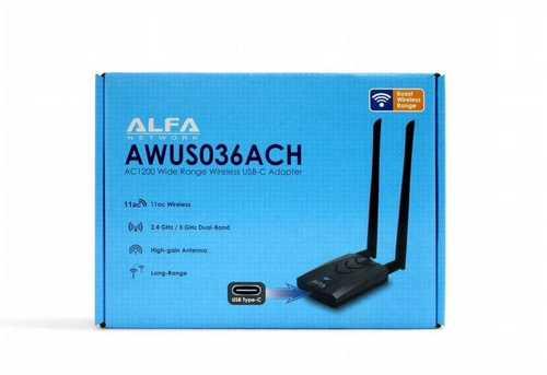 WiFi адаптер alfa awus036ACH, Type-C(новая версия)