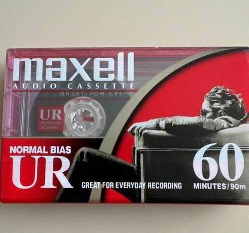 Аудиокассета Maxell UR 60, 1998, Корея