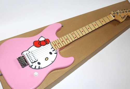 Новая электрогитара Squier Hello Kitty 2 Pink