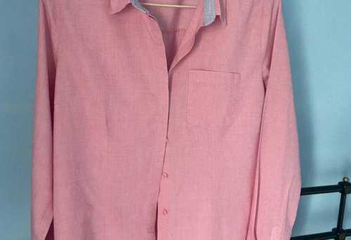 Рубашка женская розовая H&М