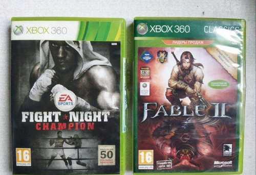 Игры на xbox 360 Fight и Fable II