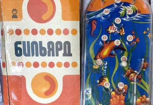 Детская игра Бильярд в родной коробке СССР