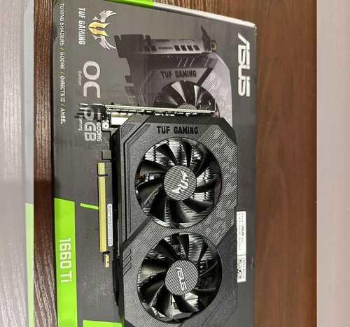 Видеокарта Asus gtx 1660 ti 6gb