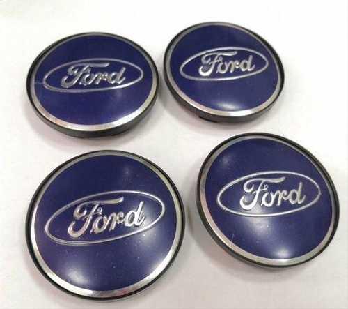 4шт Ford колпаки для литых дисков R09 синие