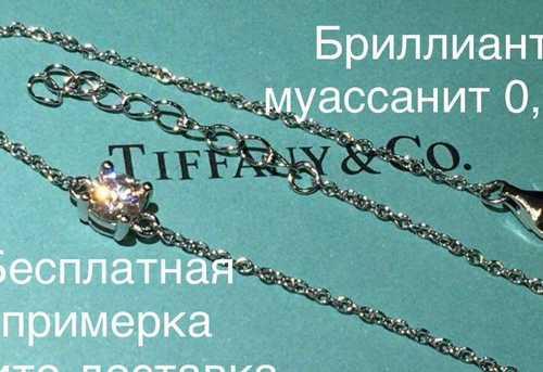 Браслет 0,5 ct с бриллиант муассанит +доставка