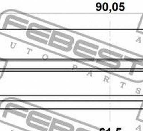 Сальник ступичный задний 63x90x7x9.5
