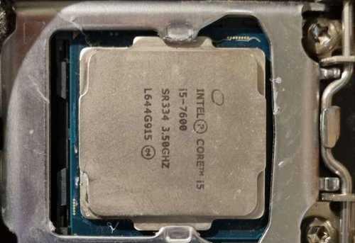 Процессор Intel core i5 7600