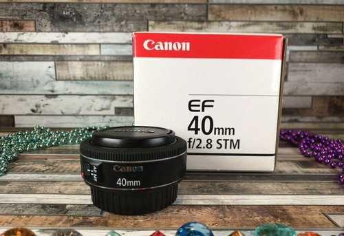 Объектив Canon EF 40mm f/2.8 STM (A91)