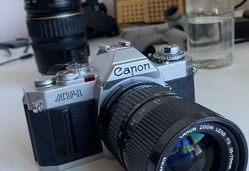 Пленочный фотоаппарат canon AV-1