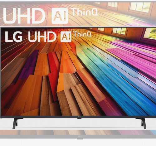 Телевизор LG 50UT80006LA.arub черный 4K Ultra HD