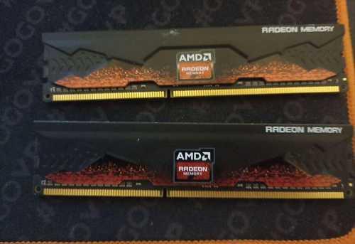 Оперативная память AMD ddr3 2x4gb