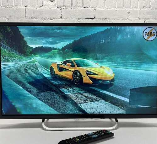 Тонкий LED TV телевизор OK 82 см hdmi USB VGA