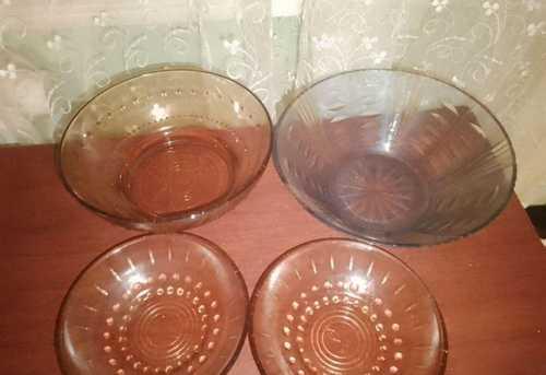 Стеклянная посуда, вазы