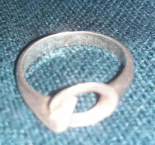 Кольцо СССР женское р17 серебро 925 винтаж