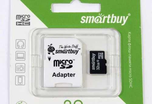 Карта памяти Smartbuy microsdhc 32Gb Class 10