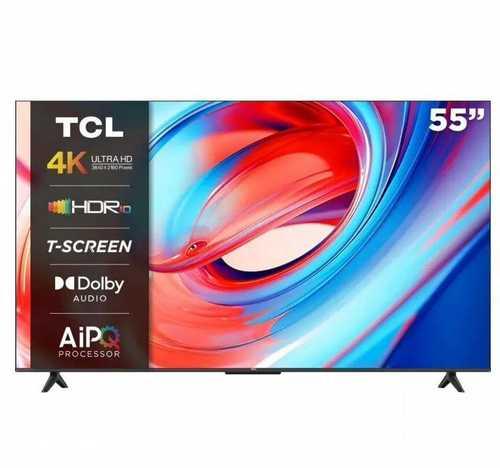 55" Телевизор TCL 55V6B Новый, Гарантия 1г