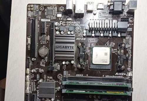 Материнская плата gigabyte am3+, процессор FX 8300