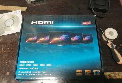 Hdmi разветвитель/сплиттер 1х8 dayton